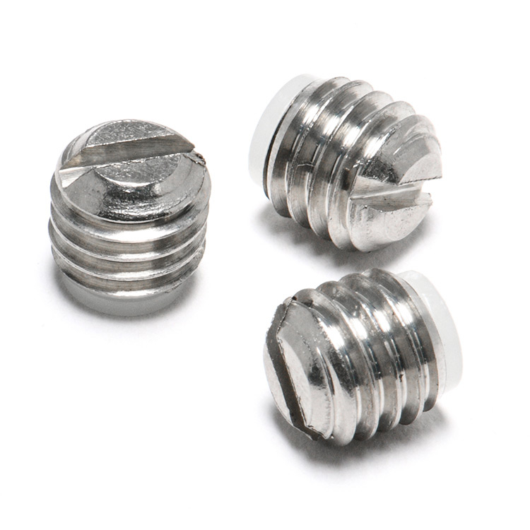 Plastic Tip Slotted Headless Screws - Buy cone point set screws, socket ...